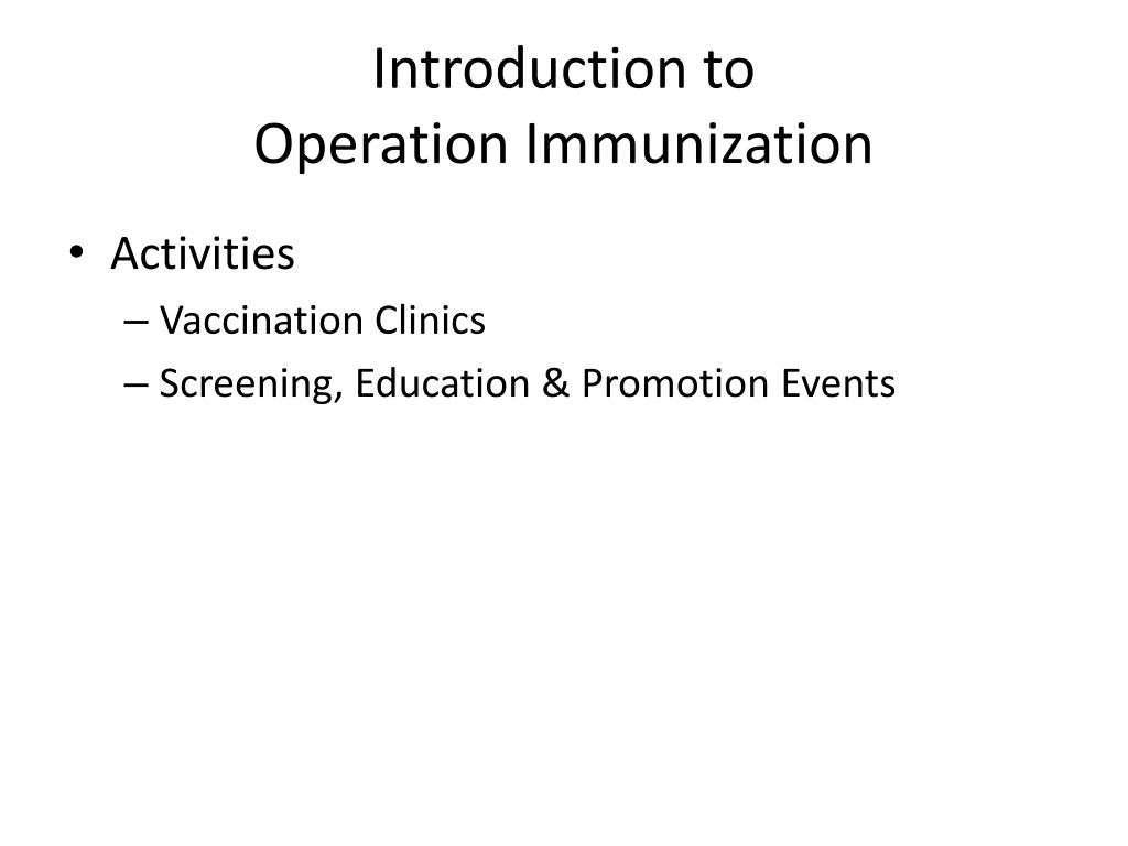 PPT - Influenza Clinic Volunteer Orientation PowerPoint Presentation ...