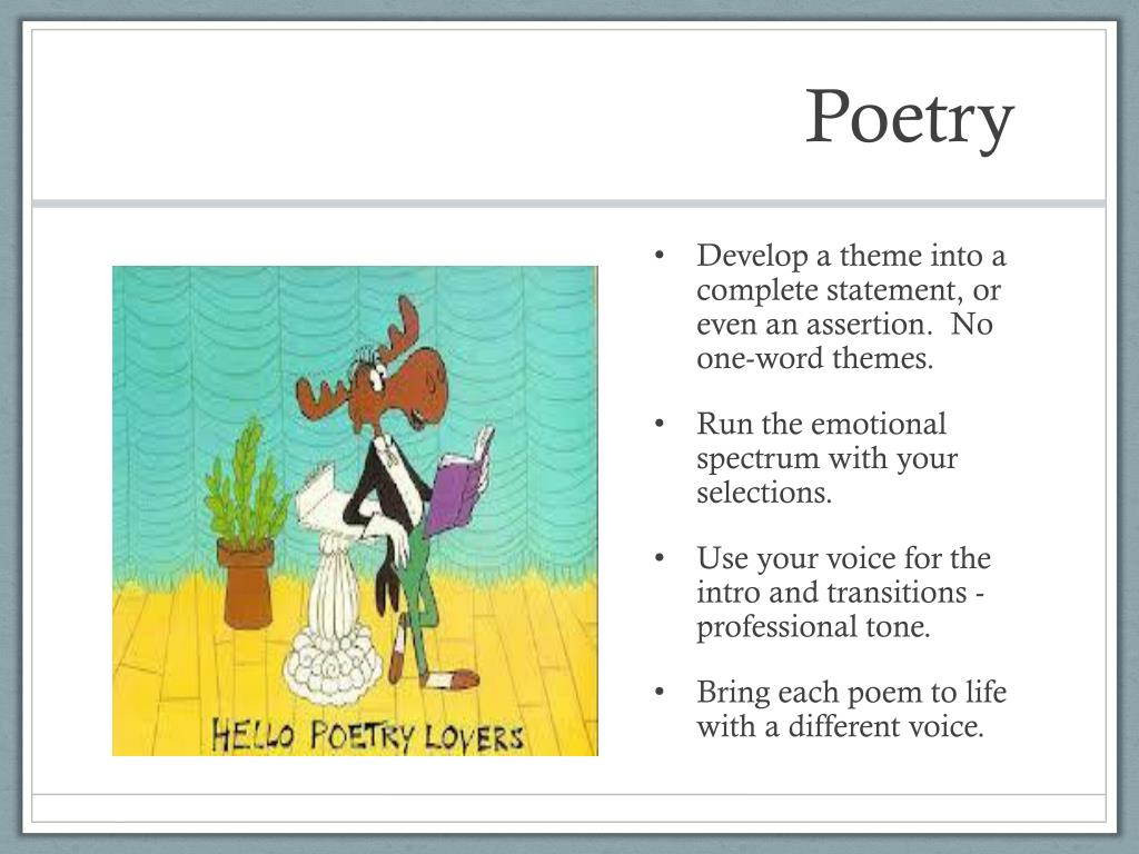 PPT - The Interpretive Events Humorous, Dramatic, Duo, Poetry, Prose ...