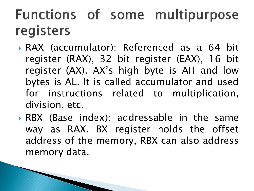 PPT - Microprocessor and Microcontrollers ( CSE-3501 ) Lecture-3 ... PPT - Microprocessor and Microcontrollers ( CSE-3501 ) Lecture-3 ...