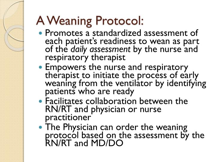 PPT - The SLRH Ventilator Weaning Protocol Workgroup PowerPoint ...