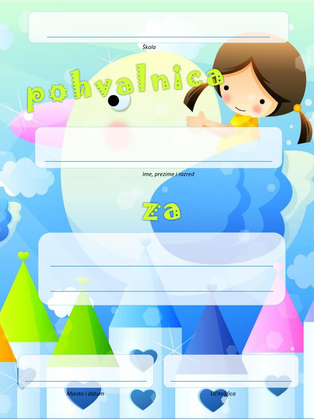 PPT - Pohvalnice Priredila: Mr . sc . Snježana Majdandžić - Gladić ...