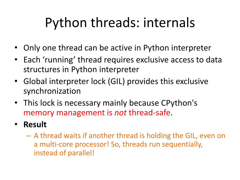 Threads In Python