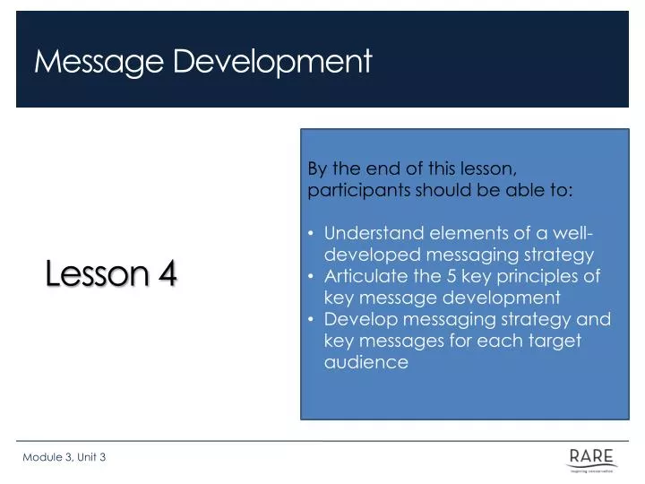 PPT - Message Development PowerPoint Presentation, free download - ID ...