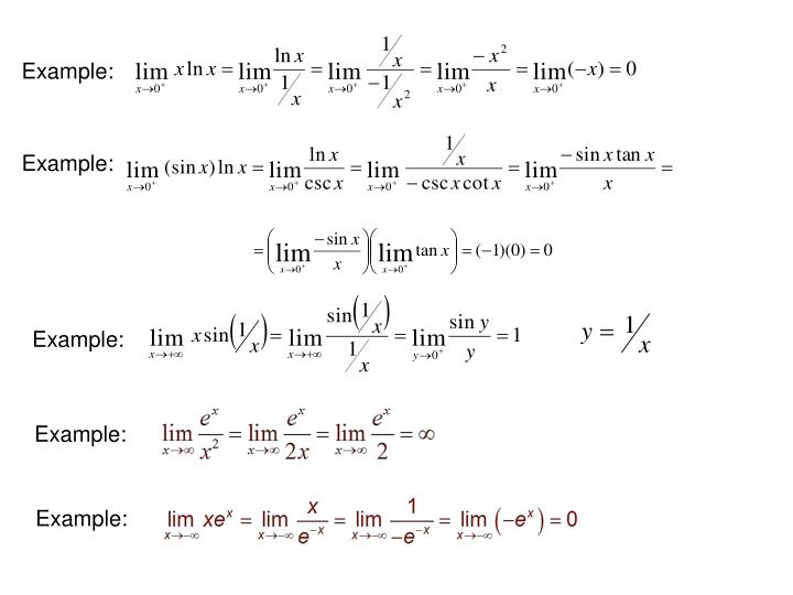 PPT - Intermediate Forms and L’Hospital Rule (also L’Hopital and ...