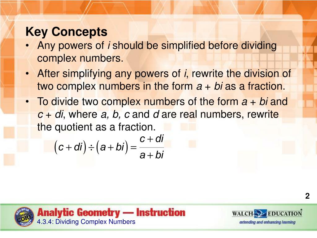 PPT - Mastering Complex Number Division PowerPoint Presentation, free ...