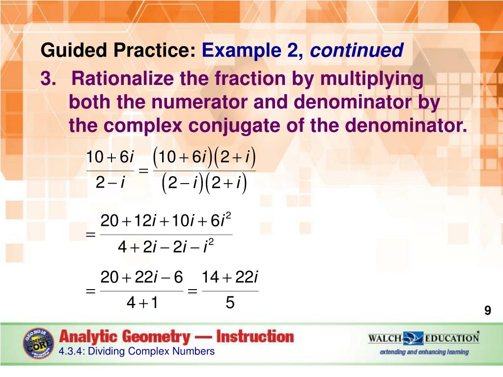 PPT - Mastering Complex Number Division PowerPoint Presentation, free ...
