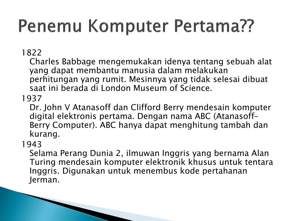 PPT - Penemu Komputer Pertama?? PowerPoint Presentation, free download ... PPT - Penemu Komputer Pertama?? PowerPoint Presentation, free download ...