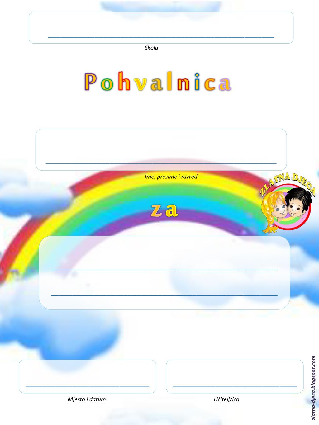 PPT - Pohvalnice Priredila: Mr . sc . Snježana Majdandžić - Gladić ...