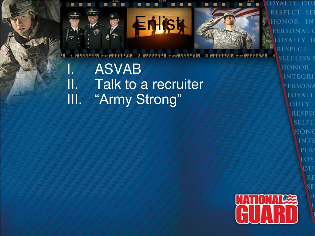 PPT - United States Army National Guard PowerPoint Presentation, free ...