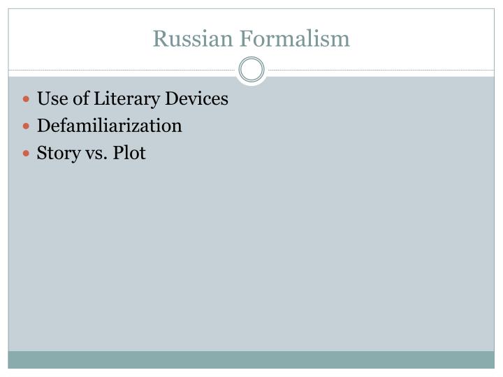 PPT - Russian Formalism PowerPoint Presentation - ID:1892456