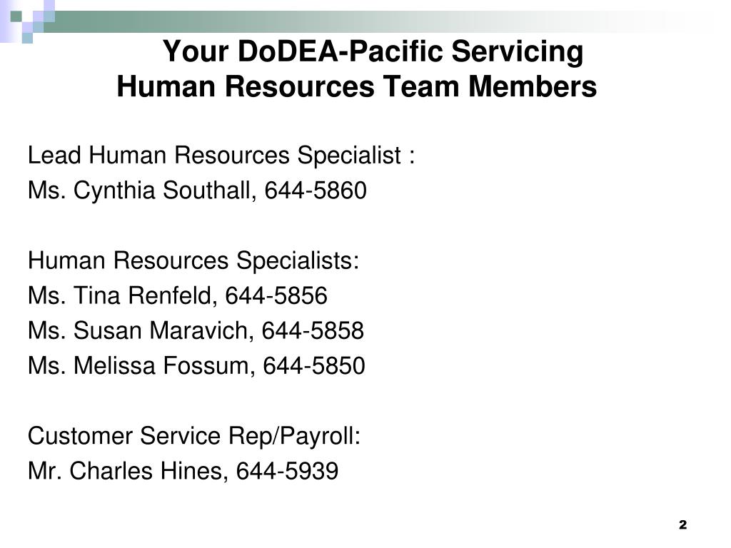 PPT - Department of Defense Education Activity DoDEA Pacific Allowances and Benefits August 2013 ...