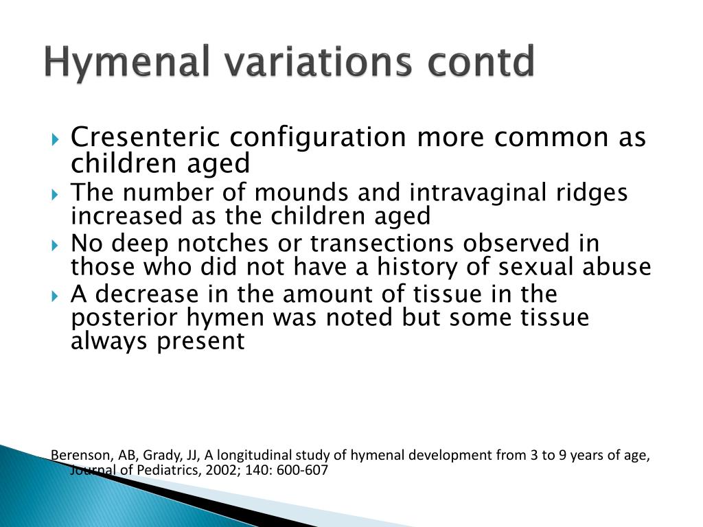 PPT - Genital examination technique and findings in sexually abused ...