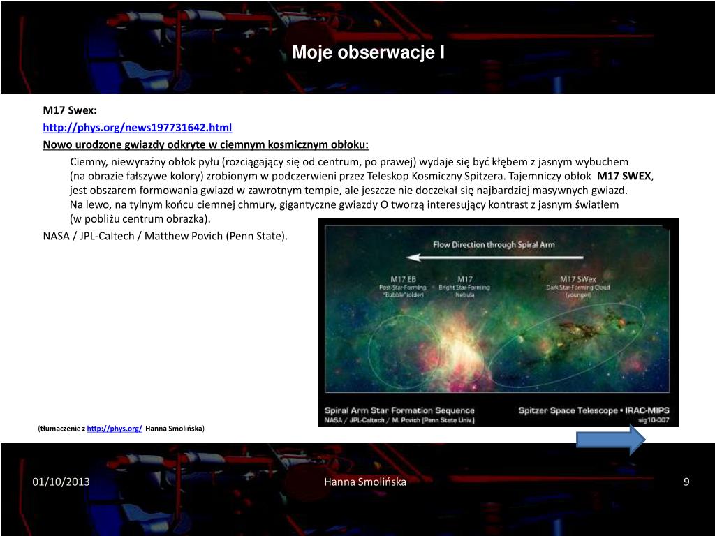 PPT - Mgławica Omega M17 Interactive HR diagram.mht alternatywne ...