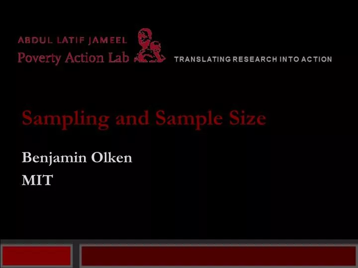 PPT - Sampling and Sample Size PowerPoint Presentation, free download ...