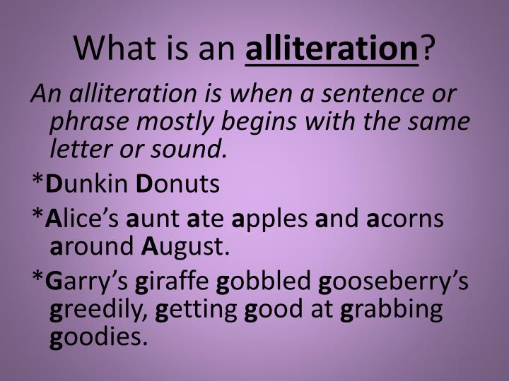 PPT - Creature Alliteration Poem PowerPoint Presentation - ID:1893852