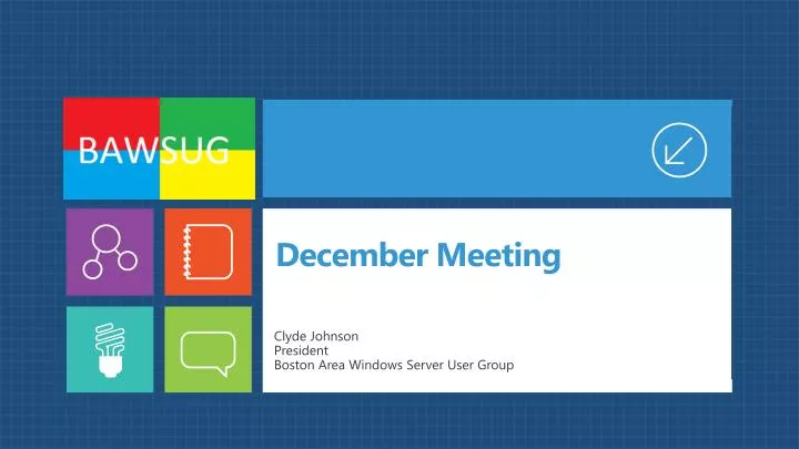 PPT - December Meeting PowerPoint Presentation, free download - ID:1894098