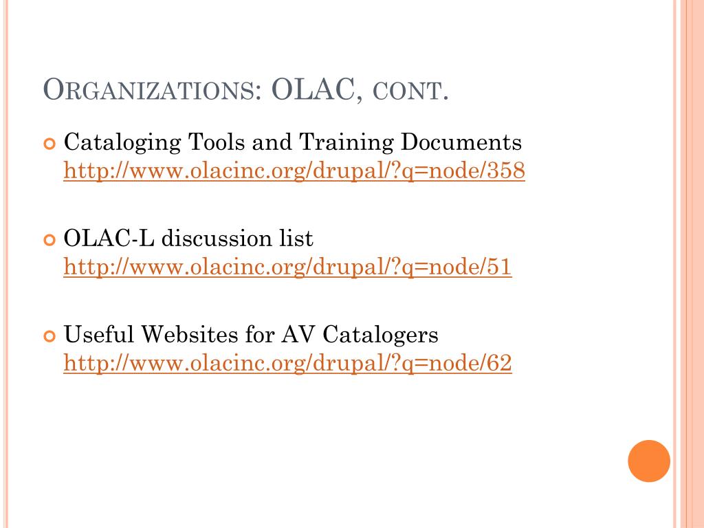 PPT - Audiovisual Materials Cataloging: Tools of the Trade PowerPoint ...