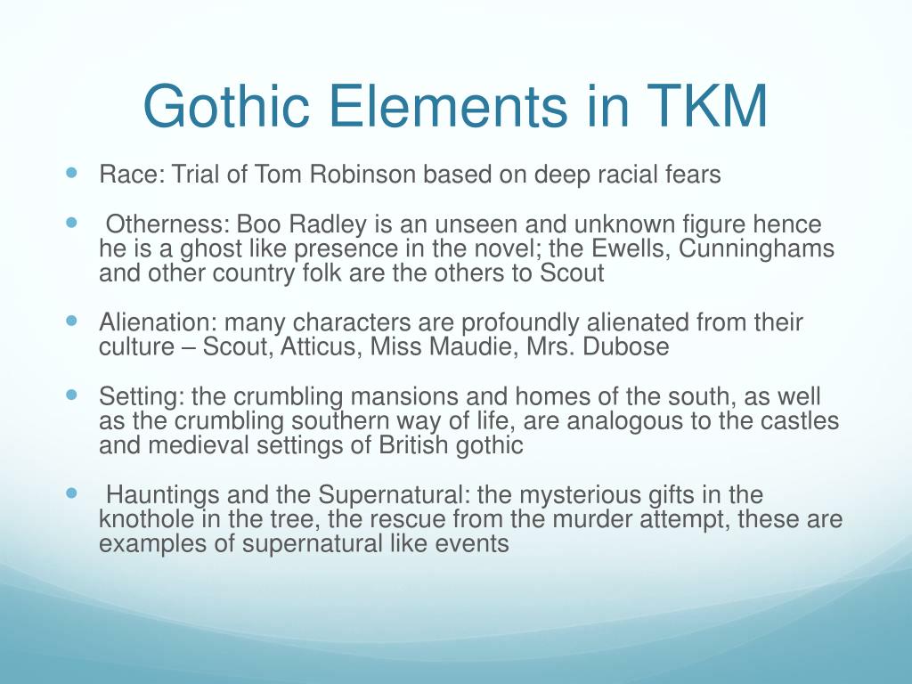 PPT - To Kill a Mockingbird a Southern Gothic Novel by Harper Lee ...