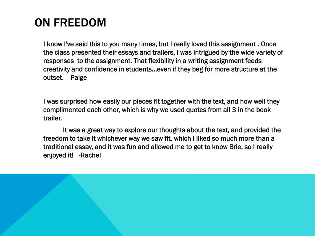 PPT - Connecting Braided Collaborative Essays with Young Adult ...