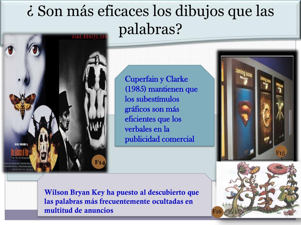 PPT - Influjo de la estimulación subliminal en la experiencia ...