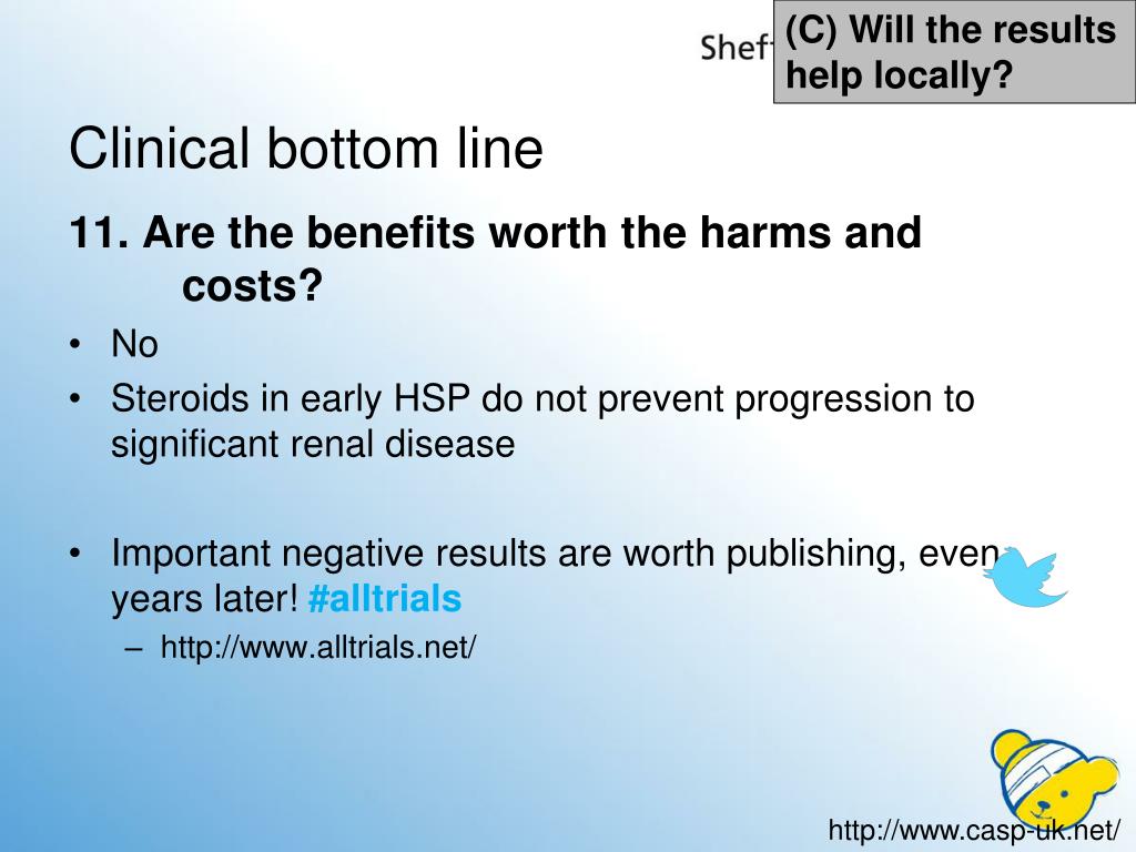 PPT - Steroids for prevention of long-term renal disease in Henoch ...