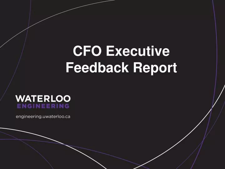 PPT - CFO Executive Feedback Report PowerPoint Presentation, free ...