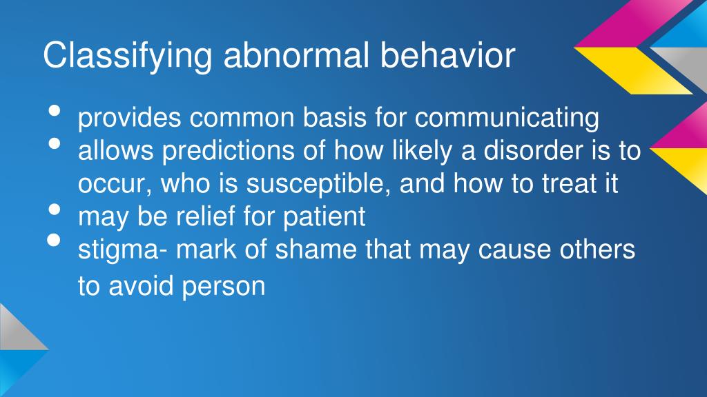 PPT - Abnormal Psychology and Therapy Project PowerPoint Presentation ...