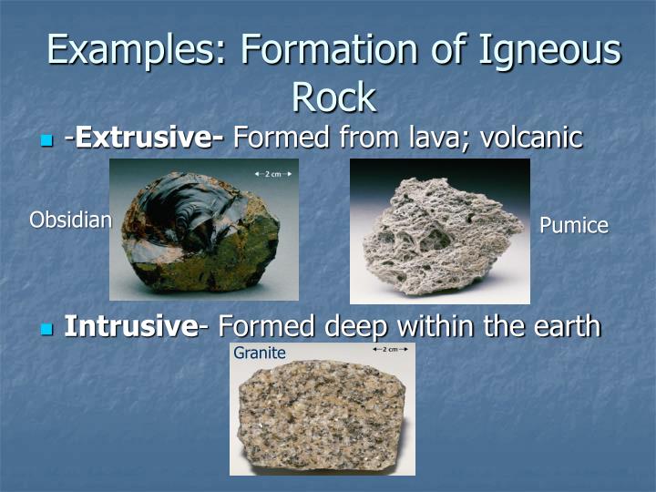 Extrusive Igneous Rock Examples