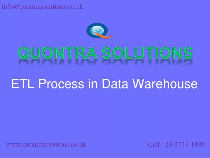PPT - Cognos ETL Process by Quontra Solutions PowerPoint Presentation ...