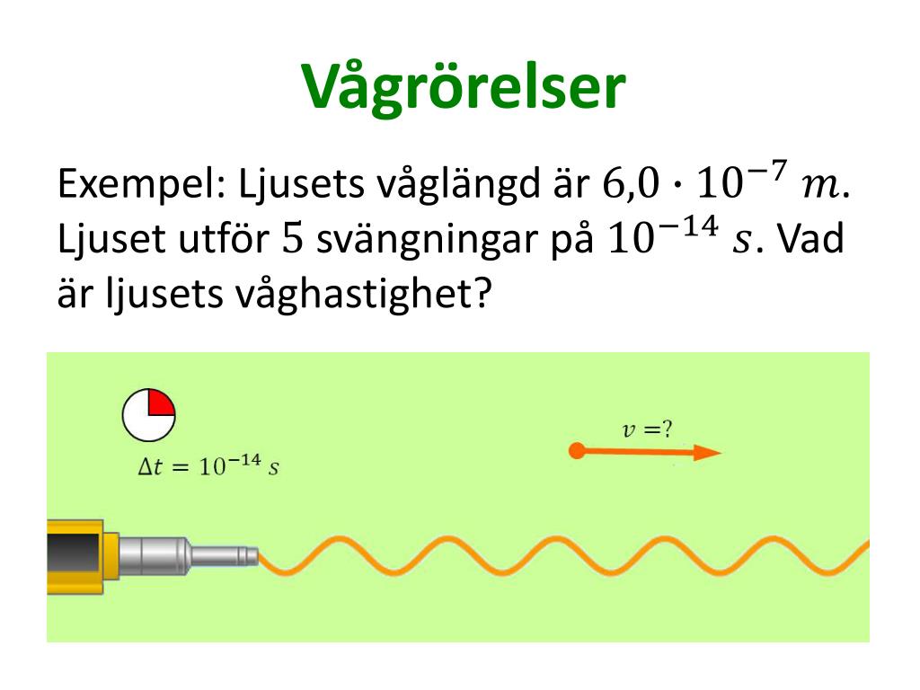 PPT - KAPITEL 2 LJUD OCH ANDRA MEKANISKA VÅGOR PowerPoint Presentation ...