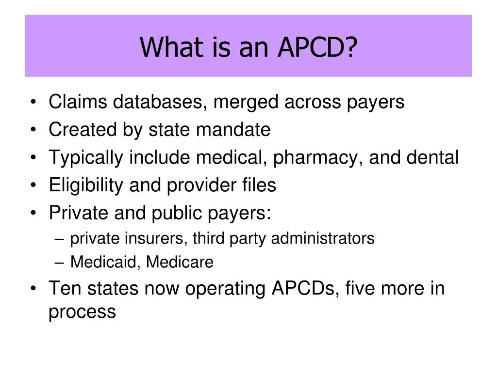 PPT - The Power of APCDs: Empowering Consumers through Health Data ...