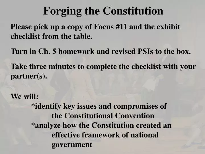 PPT - Forging the Constitution PowerPoint Presentation, free download ...