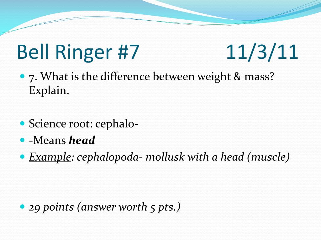 PPT - Science Bell Ringers PowerPoint Presentation, free download - ID ...