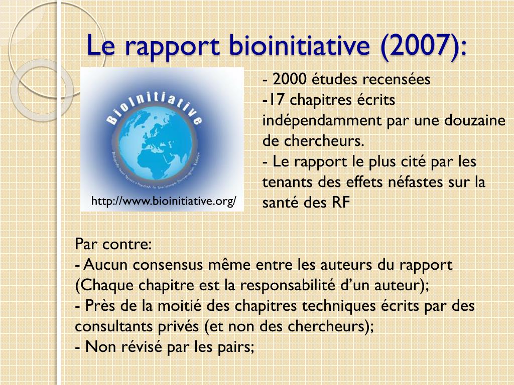 PPT - Compteurs « intelligents » et radiofréquences: Le rôle du ...