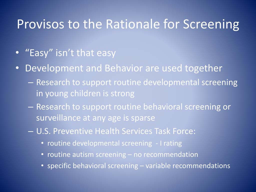 PPT - Behavioral Health Screening in Pediatric Preventive Care The ...