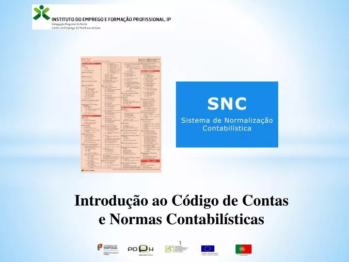 PPT - Introdução ao Código de Contas e Normas Contabilísticas ...
