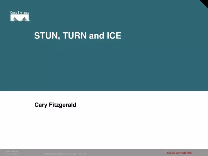 PPT - STUN, TURN and ICE PowerPoint Presentation, free download - ID ...