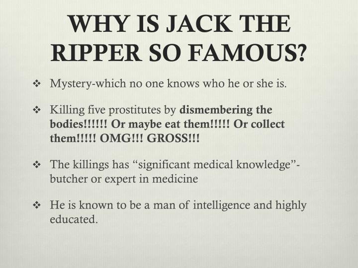 PPT - Jack the Ripper PowerPoint Presentation - ID:1900279