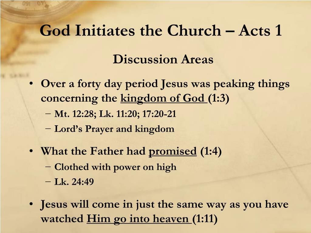 PPT - God Initiates the Church PowerPoint Presentation, free download ...