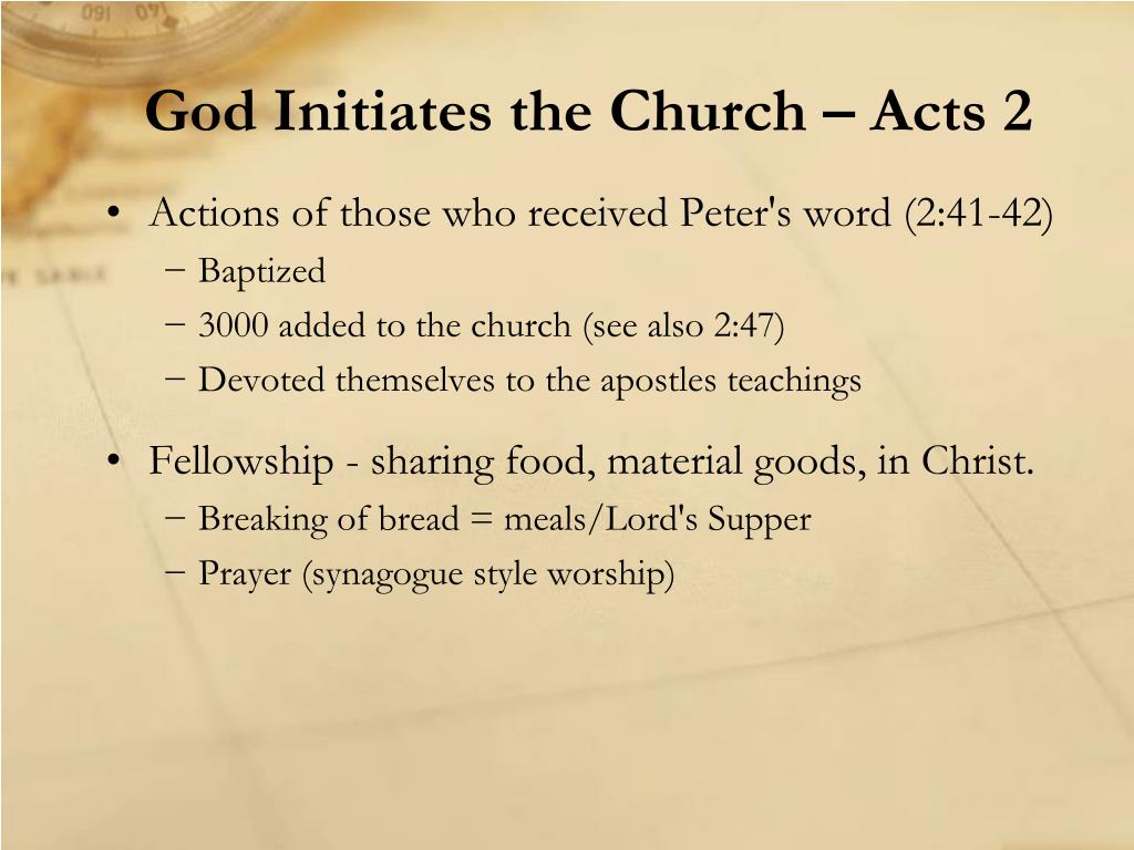 PPT - God Initiates the Church PowerPoint Presentation, free download ...