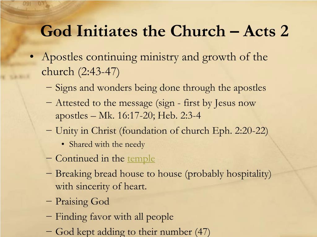 PPT - God Initiates the Church PowerPoint Presentation, free download ...