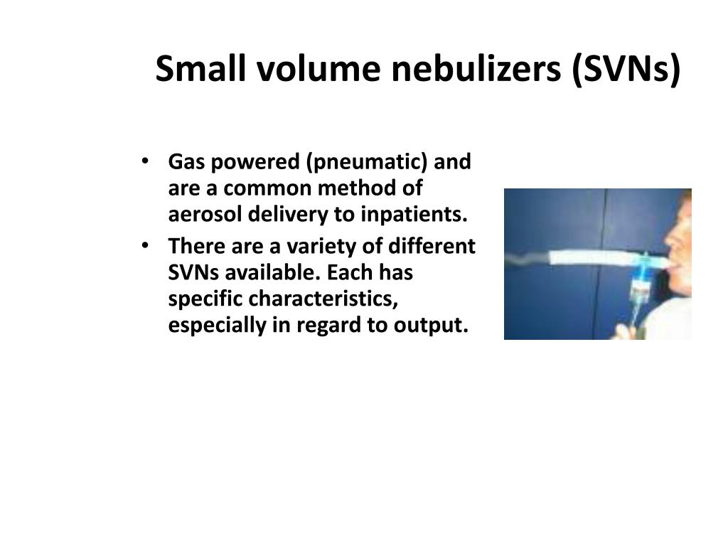 PPT - Respiratory Pharmacology Week 2 Aerosol Therapy PowerPoint ...