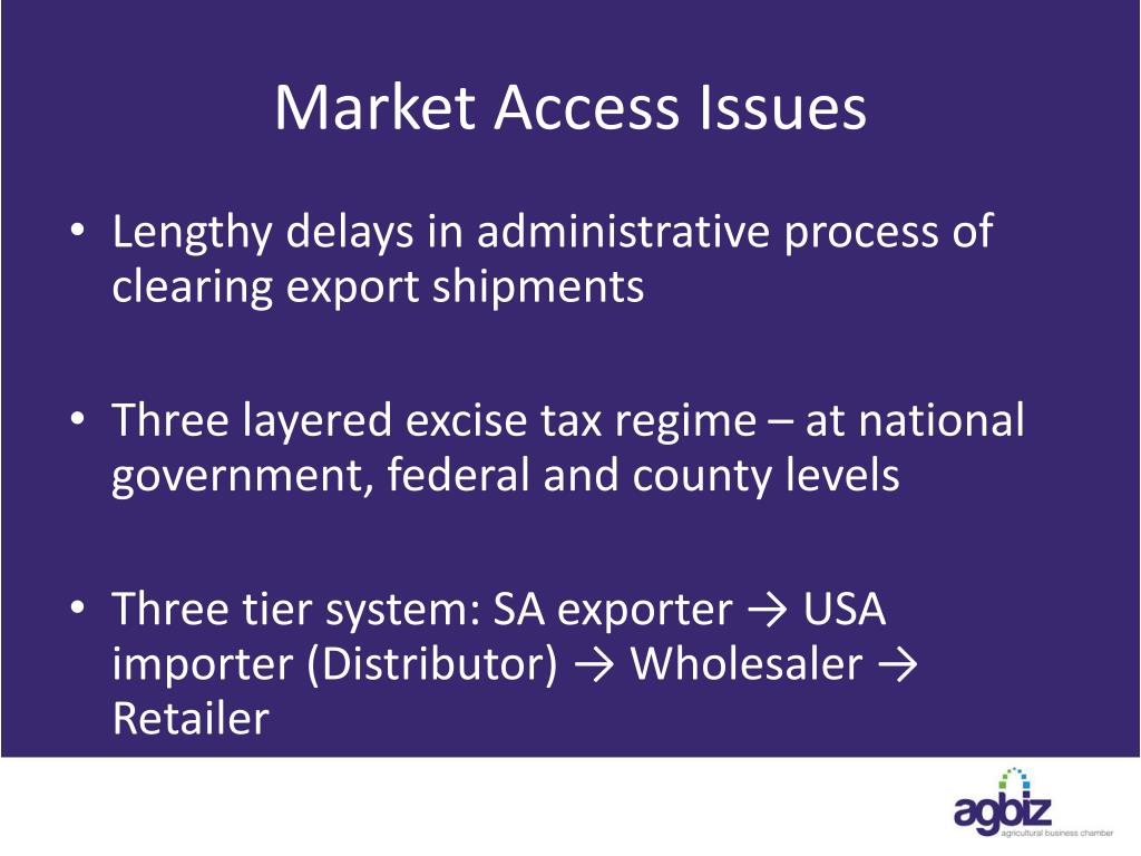 PPT - RSA’s access to the USA market for agricultural products under ...