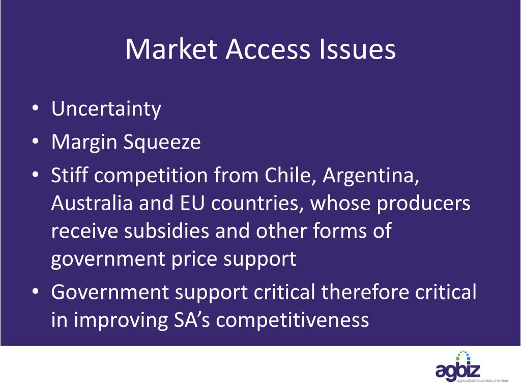 PPT - RSA’s access to the USA market for agricultural products under ...