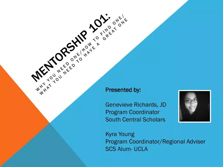 PPT - MenTORSHIP 101: PowerPoint Presentation, free download - ID:1902453