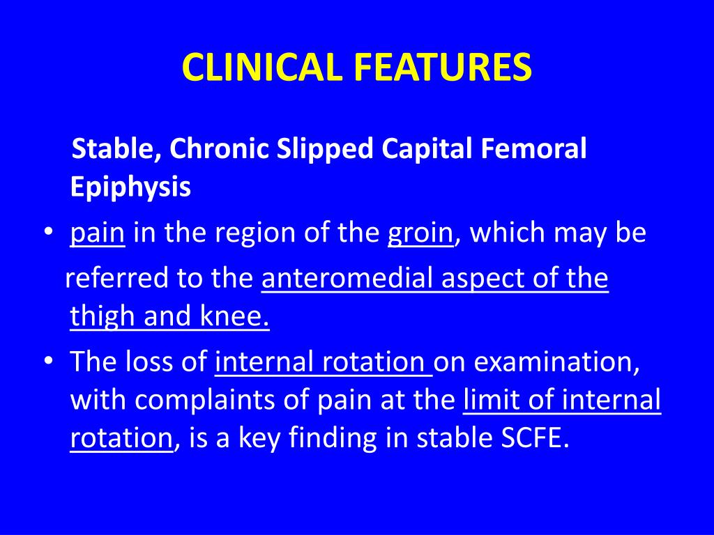 PPT - Slipped Capital Femoral Epiphysis SCFE PowerPoint Presentation ...