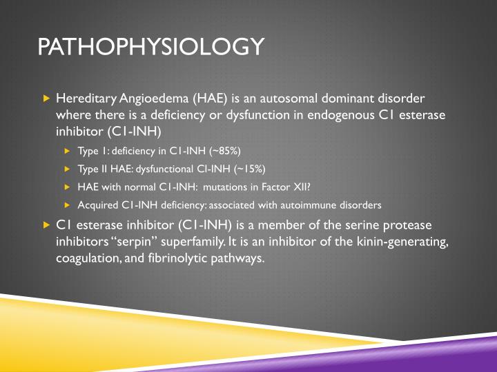 PPT - C1 esterase inhibitor (human) PowerPoint Presentation - ID:1902916