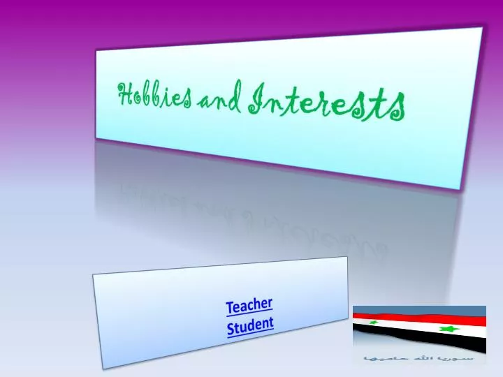 PPT - Hobbies and Interests PowerPoint Presentation, free download - ID ...