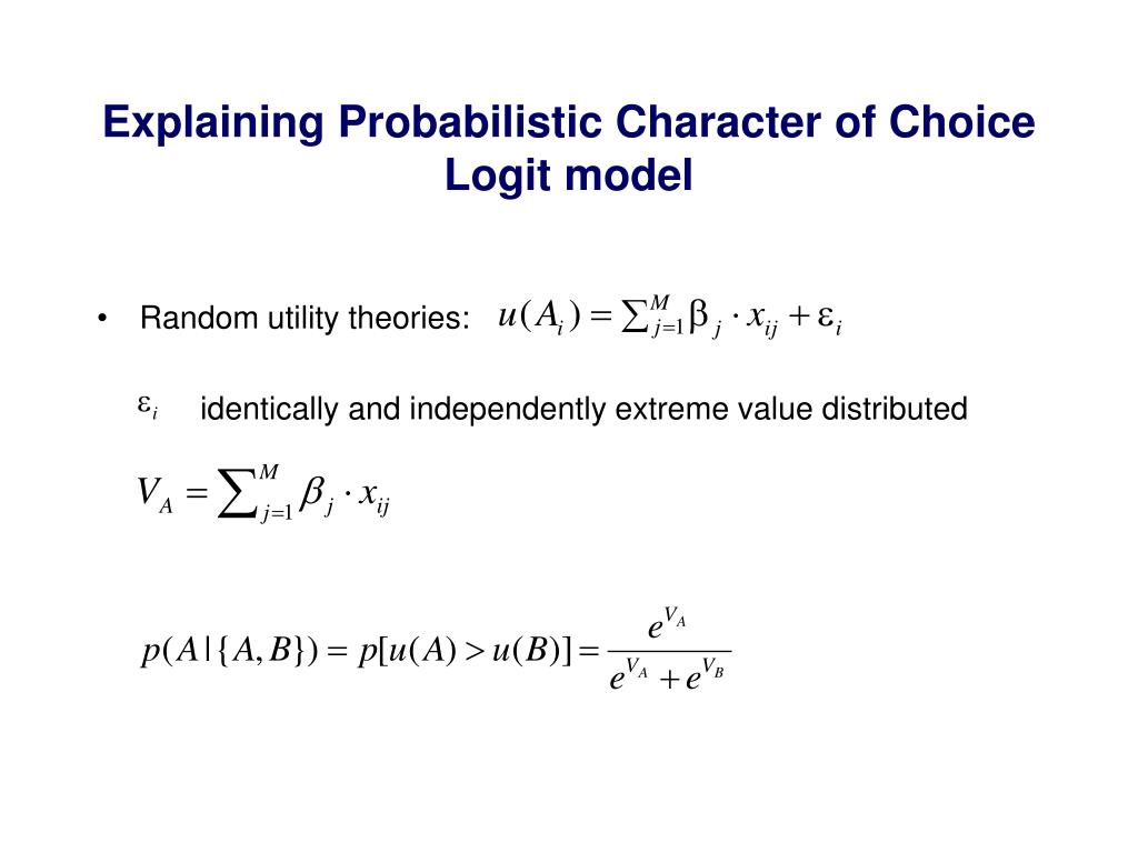 Ppt Comparing Sequential Sampling Models With Standard Random Utility Models Powerpoint