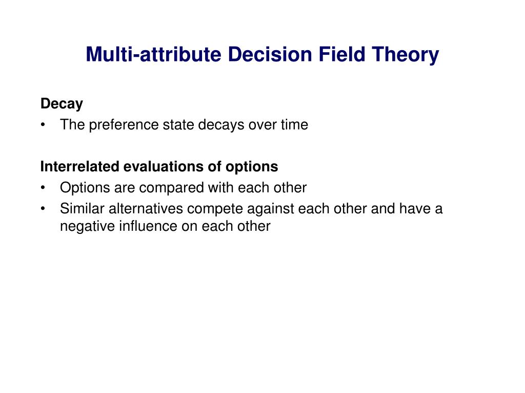 Ppt Comparing Sequential Sampling Models With Standard Random Utility Models Powerpoint